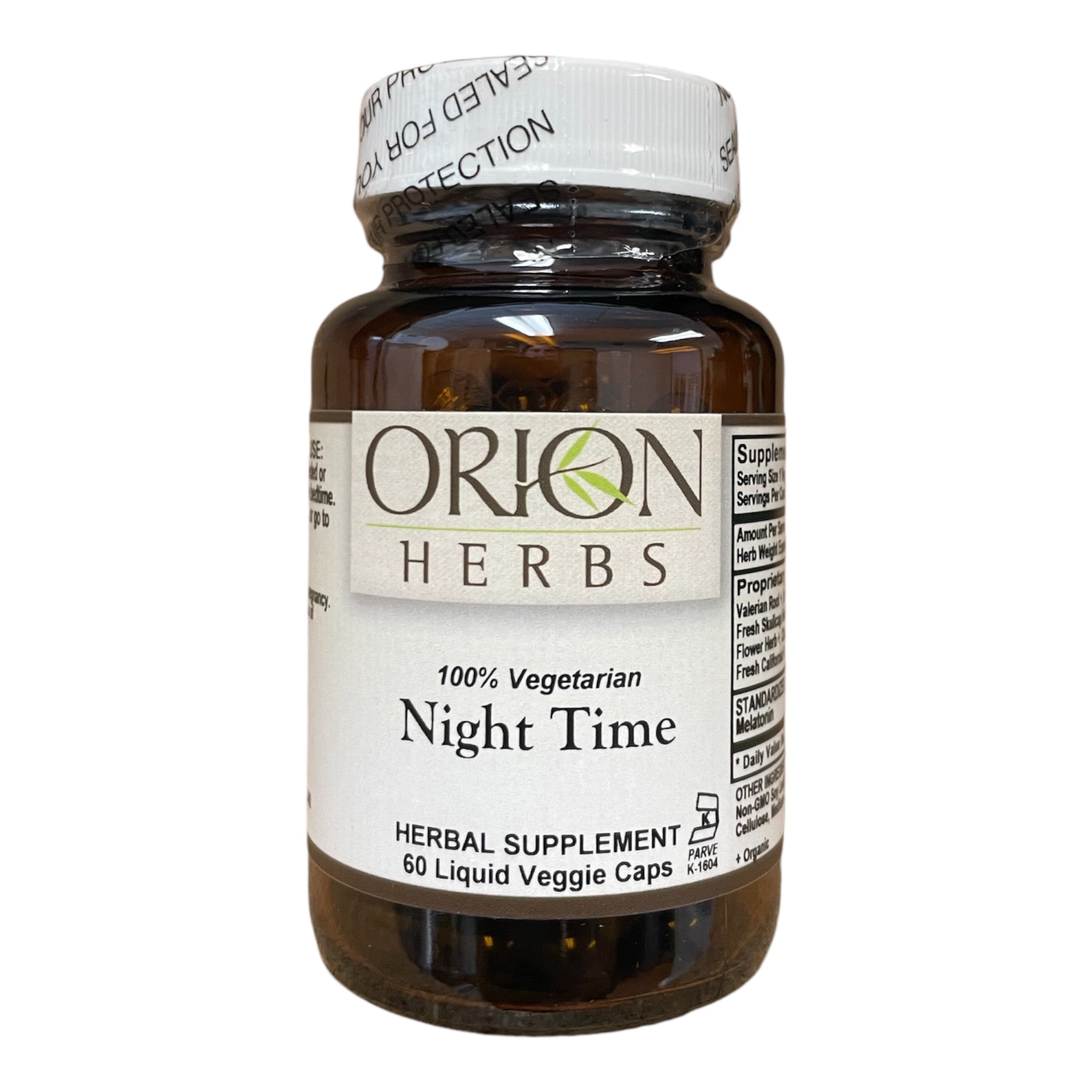 Night Time 60 Liquid Vcaps – Orion Herbs Company